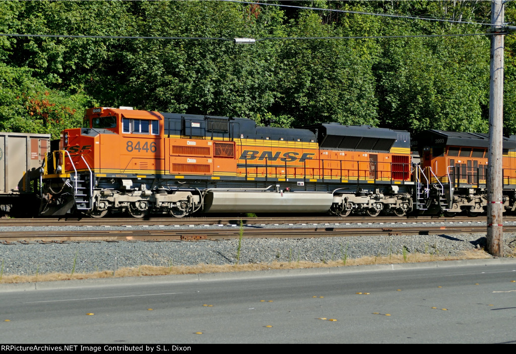 BNSF 8446 North at Bayside